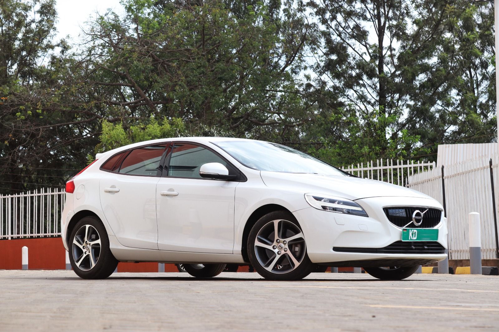 2018 Volvo V40 T3 – Sleek White Hatchback | Scandinavian Elegance with ...